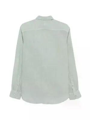 Canali Point-collar Shirt - Green