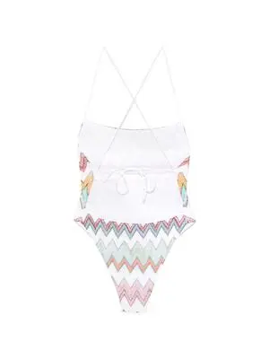 Missoni Chevron-pattern Swimsuit
