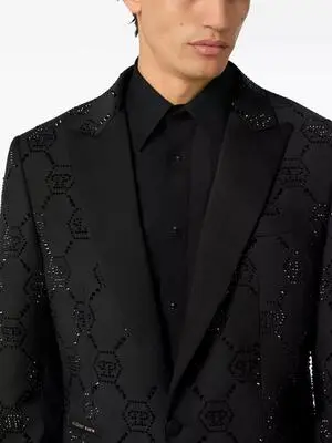 Philipp Plein Monogram Slim Blazer