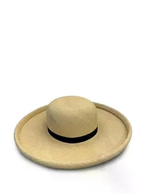 Loro Piana Georgia Panama Hat - Neutrals