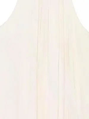 Patrizia Pepe Halterneck Sleeveless Top With Draped Panel