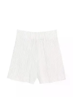 Patrizia Pepe Striped Pleated Shorts