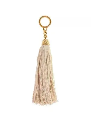 Balmain Tassel Keyring - Neutrals