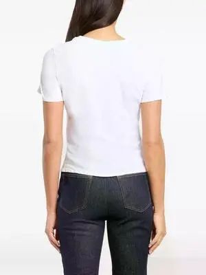 Cinq À Sept Paris Poppies Shrunken T-shirt