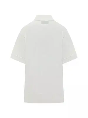 AMI Paris Short-sleeve Wool Polo Shirt