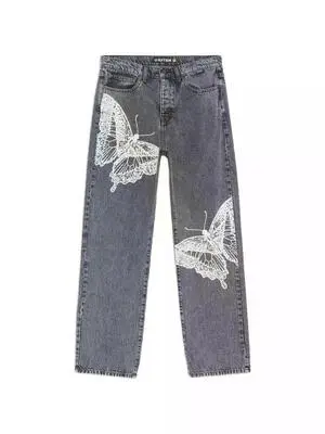 IUTER Butterfly Loose Jeans