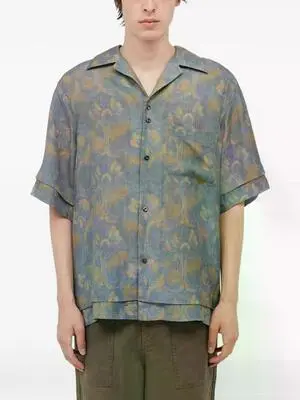 WALES BONNER Short-sleeve Pattern Shirt