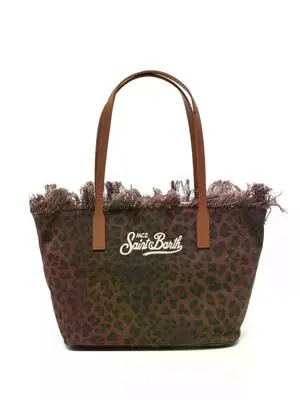MC2 SAINT BARTH Leopard-print Tote Bag - Brown