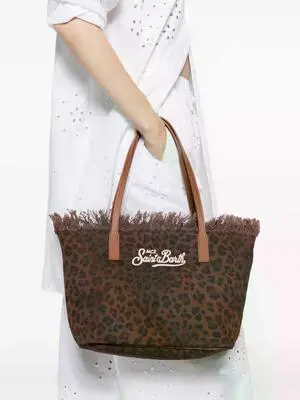 MC2 SAINT BARTH Leopard-print Tote Bag - Brown