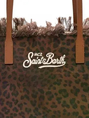 MC2 SAINT BARTH Leopard-print Tote Bag - Brown
