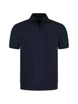 Paul & Shark Collared Short-sleeve Polo Shirt - Blue