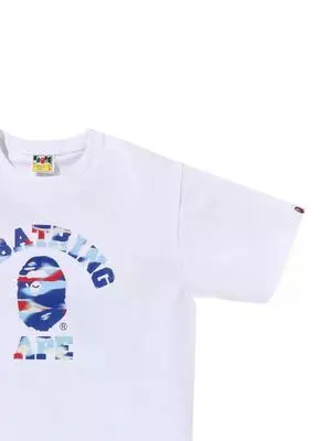 A BATHING APE Screen Camo College T-shirt