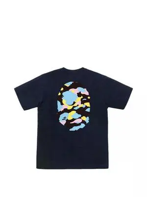 A BATHING APE Print Graphic T-shirt - Blue