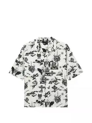 FIVE CM Print Pocket Shirt