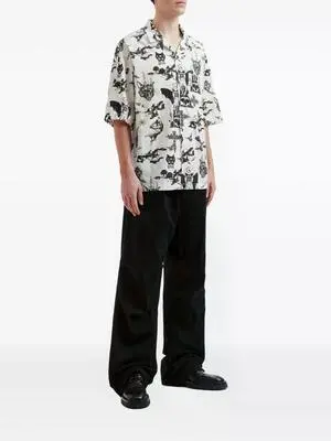 FIVE CM Print Pocket Shirt