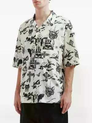FIVE CM Print Pocket Shirt