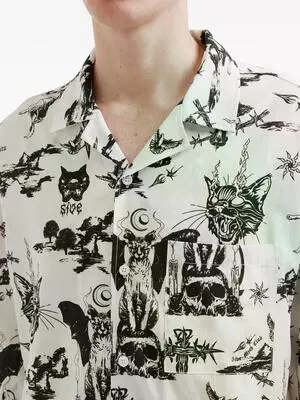 FIVE CM Print Pocket Shirt