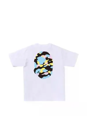 A BATHING APE Camouflage Graphic T-shirt - White
