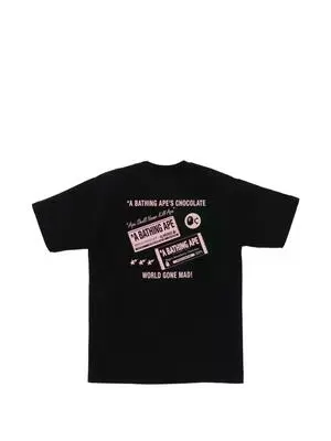 A BATHING APE Printed T-shirt - Black