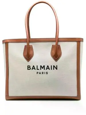 Balmain B-army Shopper Tote - Neutrals