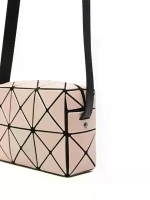 Issey Miyake Geometric-print Mini Bag - Neutrals
