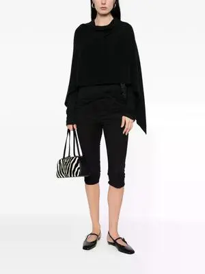 BEYOU V-neck Cashmere Poncho
