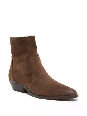 JULIE DEE Zipped Ankle Boots