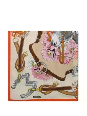 Moschino Floral-print Scarf