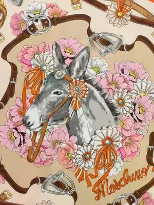 Moschino Floral-print Scarf