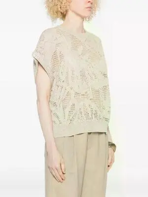 Brunello Cucinelli Open-knit Sweater