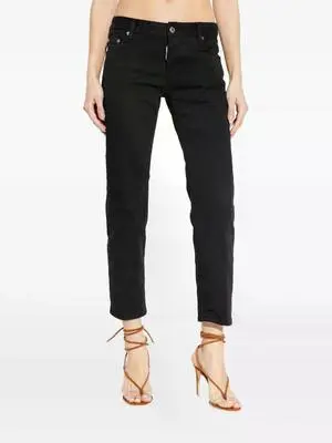 Dsquared2 Silver-tone Button Jeans