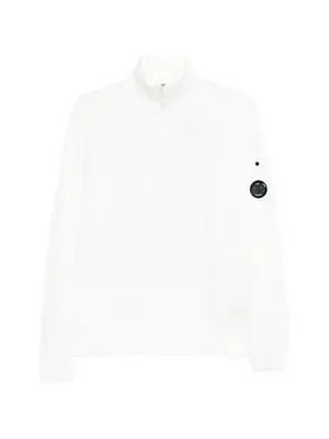 C.P. COMPANY Half-zip Sweatshirt - White