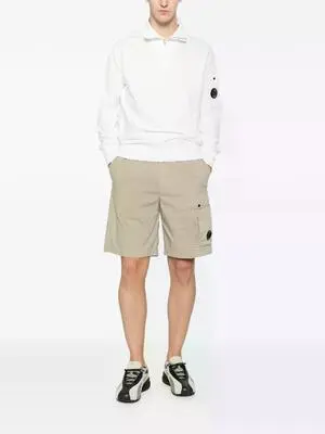 C.P. COMPANY Half-zip Sweatshirt - White
