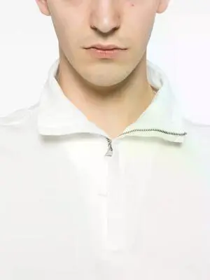 C.P. COMPANY Half-zip Sweatshirt - White
