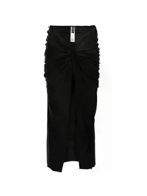 Karl Lagerfeld Knotted Detail Pareo - Black
