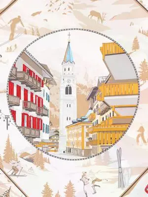 E.MARINELLA Printed Scarf - Neutrals