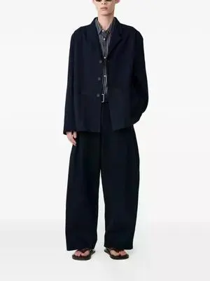 Studio Nicholson Belted Wide Leg Trousers