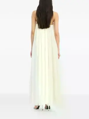 ROTATE BY BIRGER CHRISTENSEN Pleated Strap A-line Dress