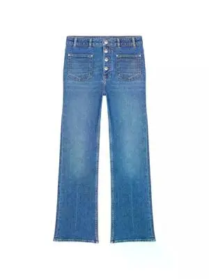 Maje Buttoned-down Pocket Jeans