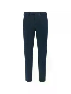 PT TORINO Master Pressed-crease Trousers - Blue