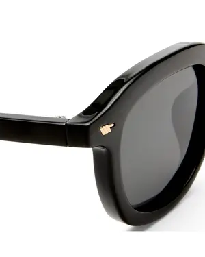 Le Specs Heart Throb Round Sunglasses 50mm