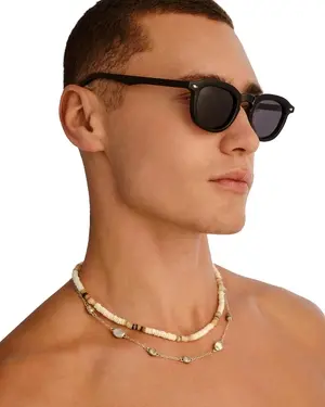 Le Specs Heart Throb Round Sunglasses 50mm