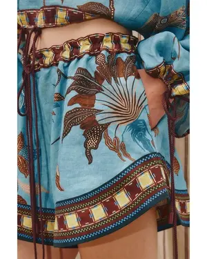 ALEMAIS Georgie Linen Shorts - Multi