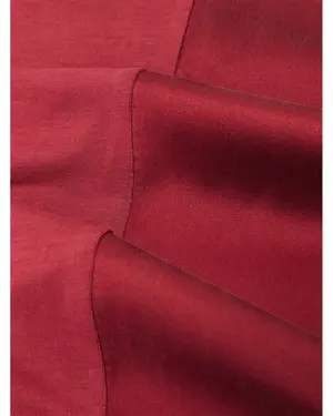 REISS Ruby Mixed Media Cami Top - Rose Red
