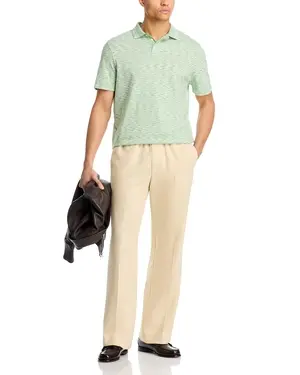 Paul Smith Abstract Stripe Polo Shirt - Green