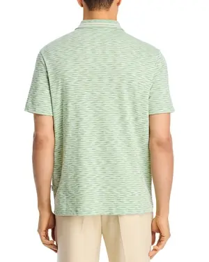 Paul Smith Abstract Stripe Polo Shirt - Green