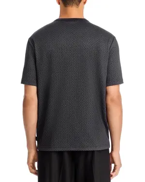 Paul Smith Patterned Tee - Black