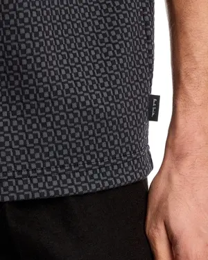 Paul Smith Patterned Tee - Black
