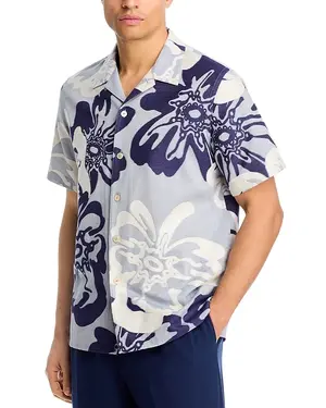 Paul Smith Casual Fit Short Sleeve Shirt - Light Blue