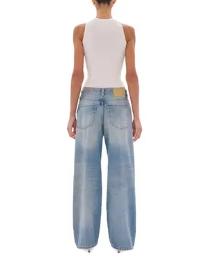 HAIKURE Winny Broken Mid-rise Loose Jeans - Celestial